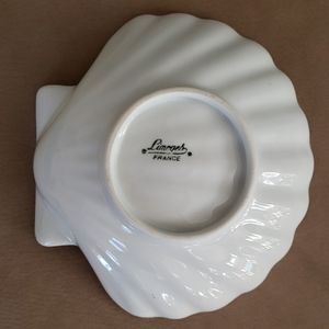 Limoges | Other | Vtg Limoges Porcelain Shell Dish Gold Trim | Poshmark